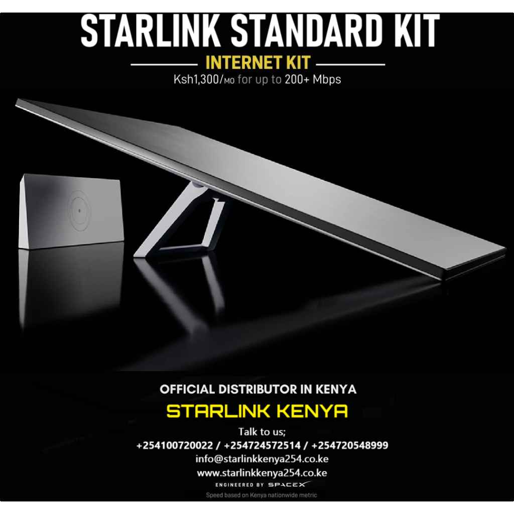STARLINK LAND MOBILITY SERVICE PLAN - MOBILE PRIORITY 1TB | +254720548999