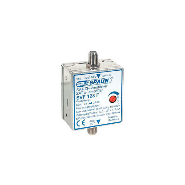 Spaun 28dB Satellite In-Line Amplifier – ALCATRAZ DISH NETWORK SERVICES