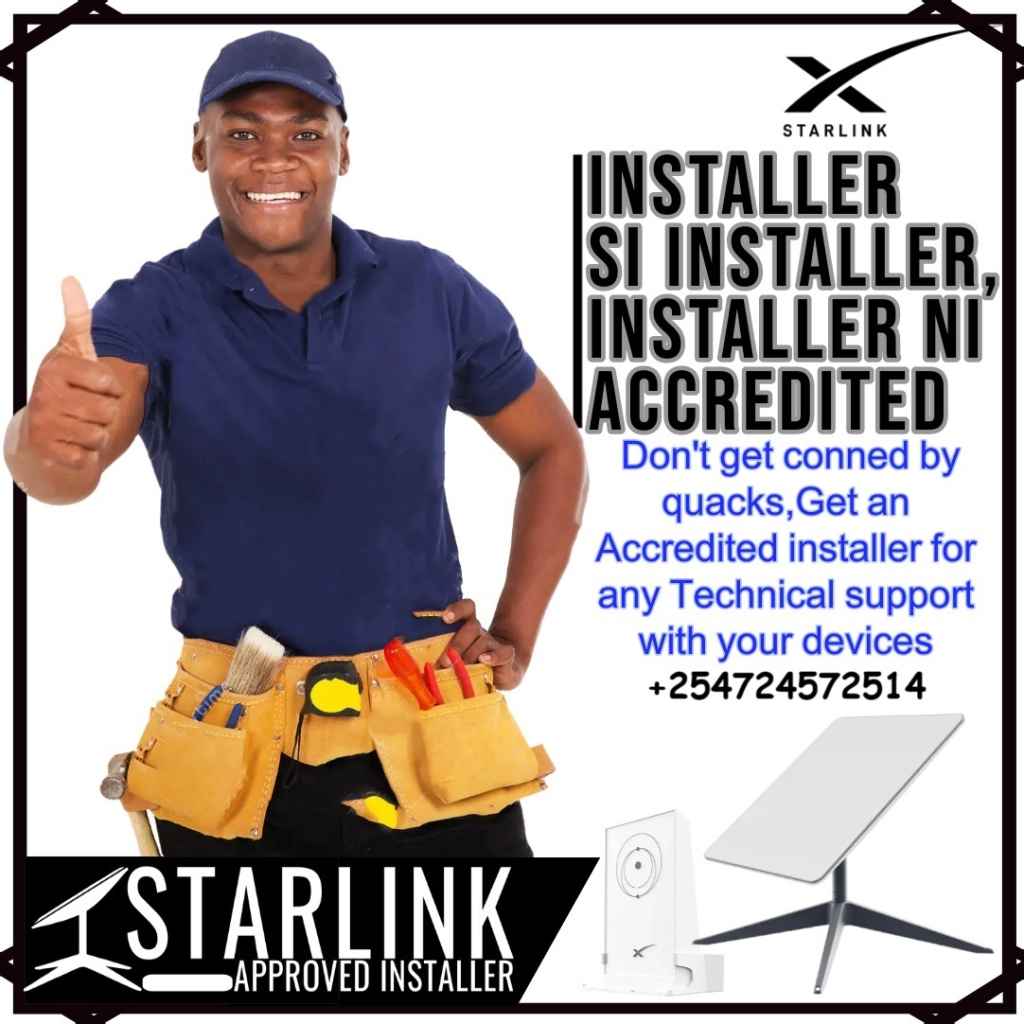 Starlink Internet Installation | +254720548999